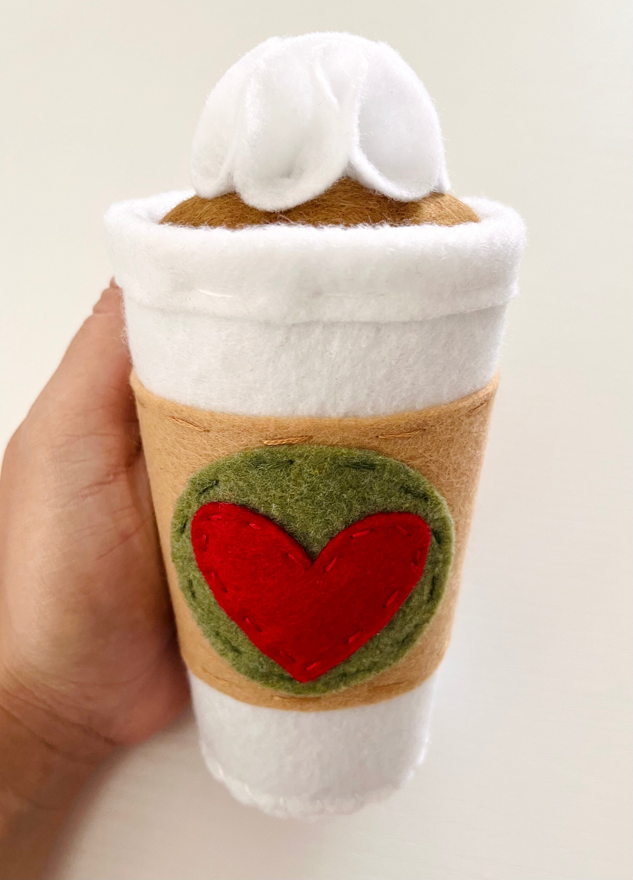Valentines Day Play Coffee, Felt Coffee Cup, Play Kitchen, Felt Food ...