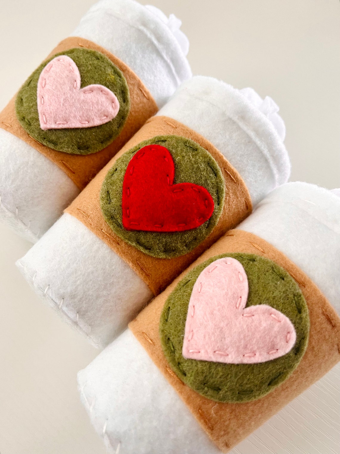 Valentines Day Play Coffee, Felt Coffee Cup, Play Kitchen, Felt Food ...
