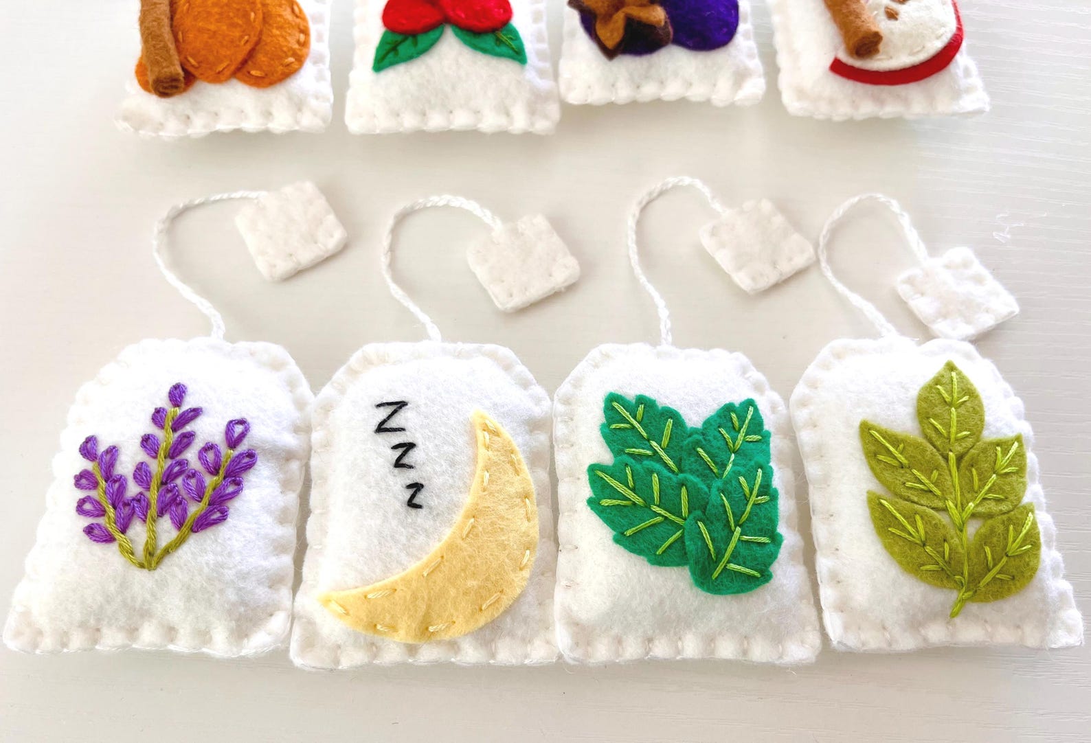Felt Tea Bags, Play Tea Bags, Felt Play Food, Pretend Play, Palu ...