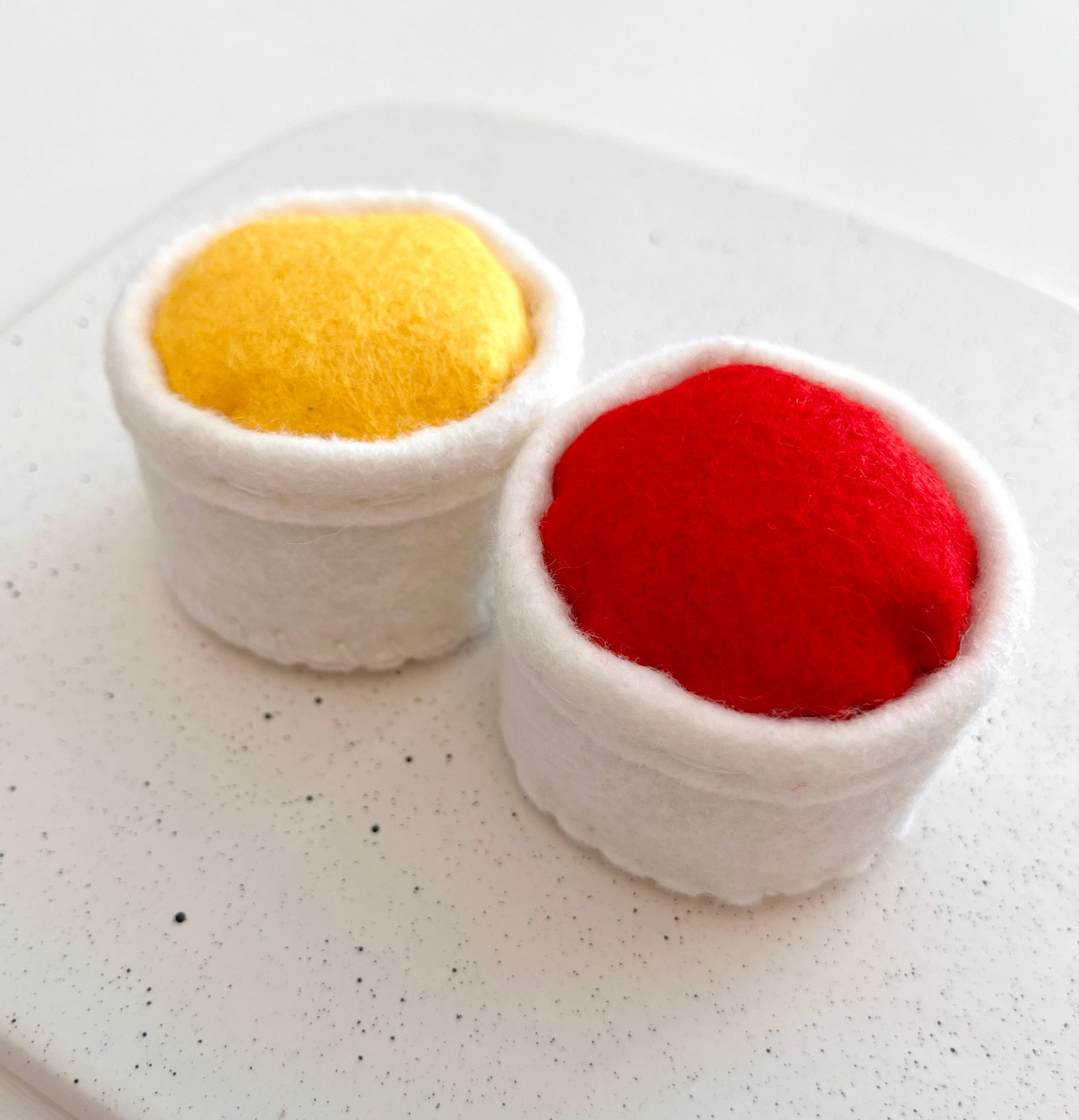 Felt Chicken Nugget Toys, Felt Food Set, Play Food, Play Kitchen, Play ...
