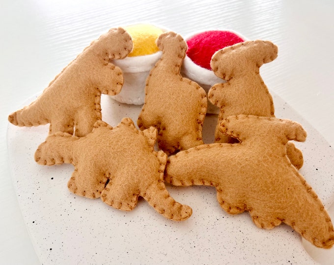 Felt Chicken Nugget Toys, Felt Food Set, Play Food, Play Kitchen, Play ...