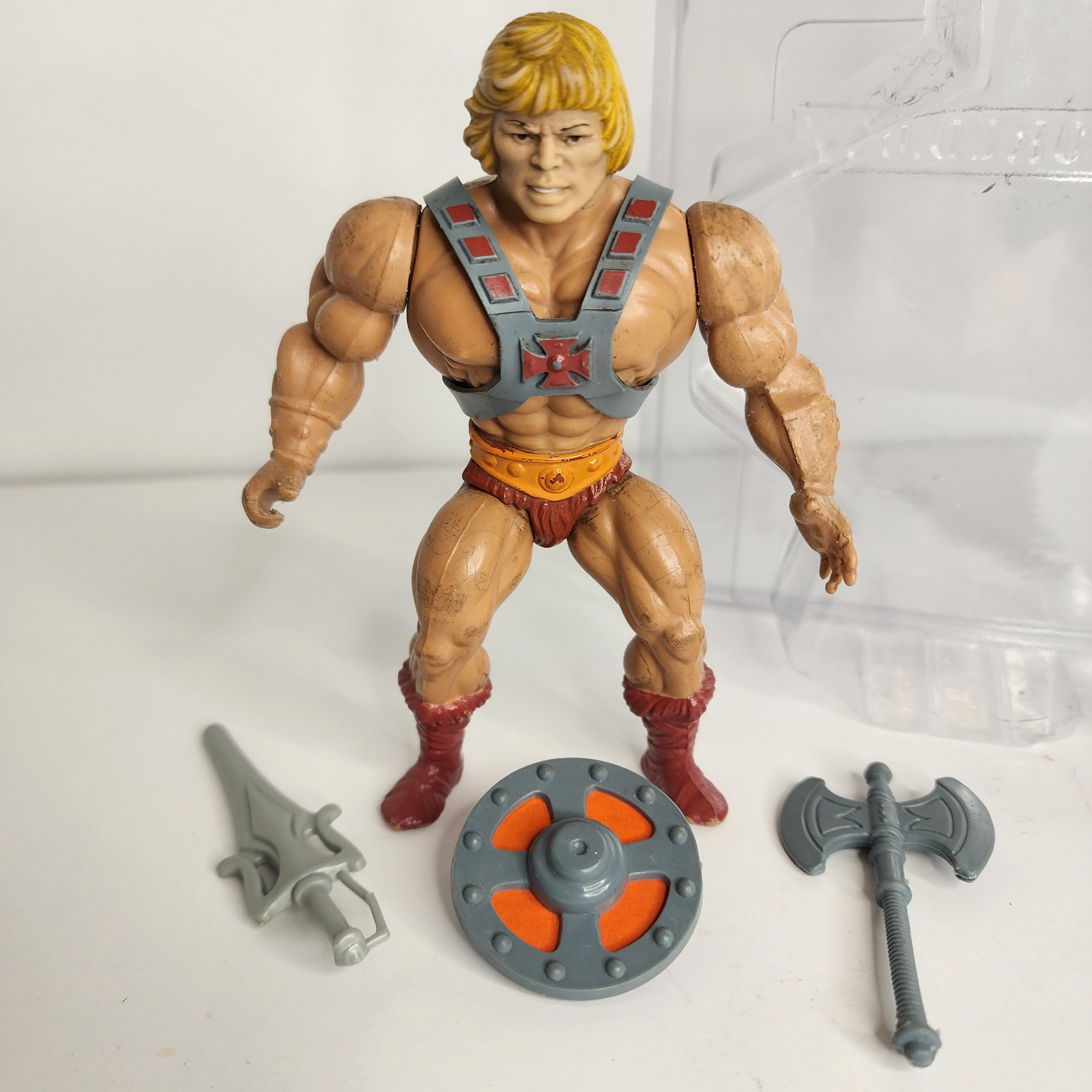 He-man COMPLETE Vintage Heman MOTU Action Figure He Man Masters of the ...