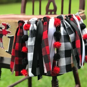 Lumberjack Buffalo Plaid Moose Flannel Checked Hunter Red - Etsy