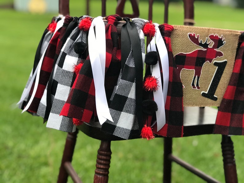 Lumberjack Buffalo Plaid Moose Flannel Checked Hunter Red | Etsy