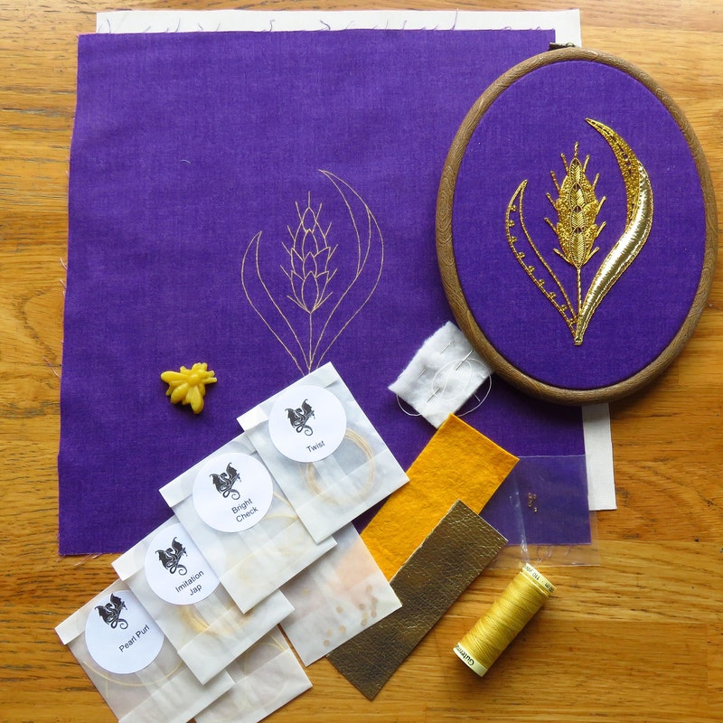 Goldwork Embroidery - Etsy