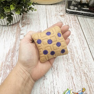 Felt Play Food Waffle Maker Playset Felt Waffles - Etsy