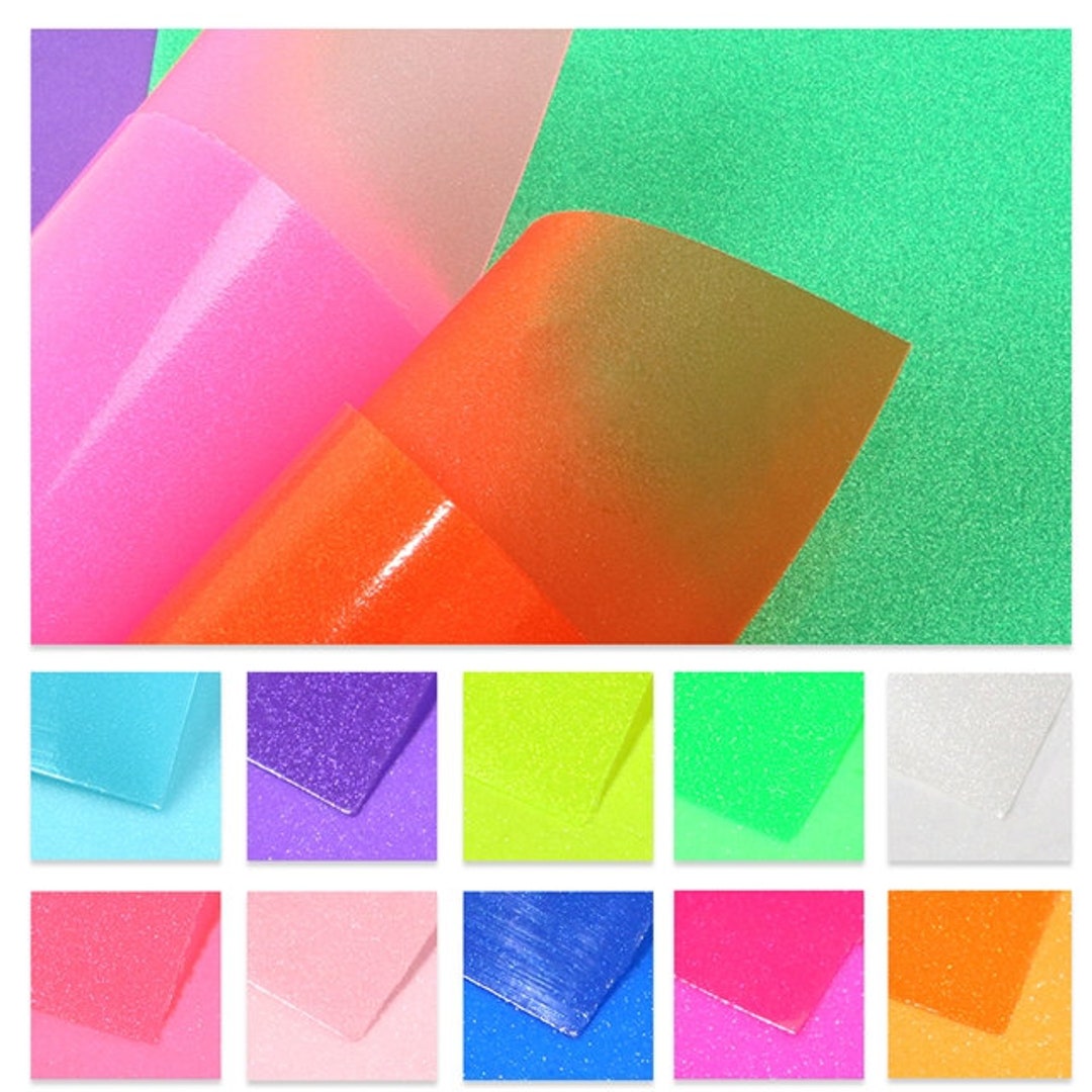 Transparent Jelly PVC Faux Leather Vinyl Sheets - PVC Sheets - Jelly ...