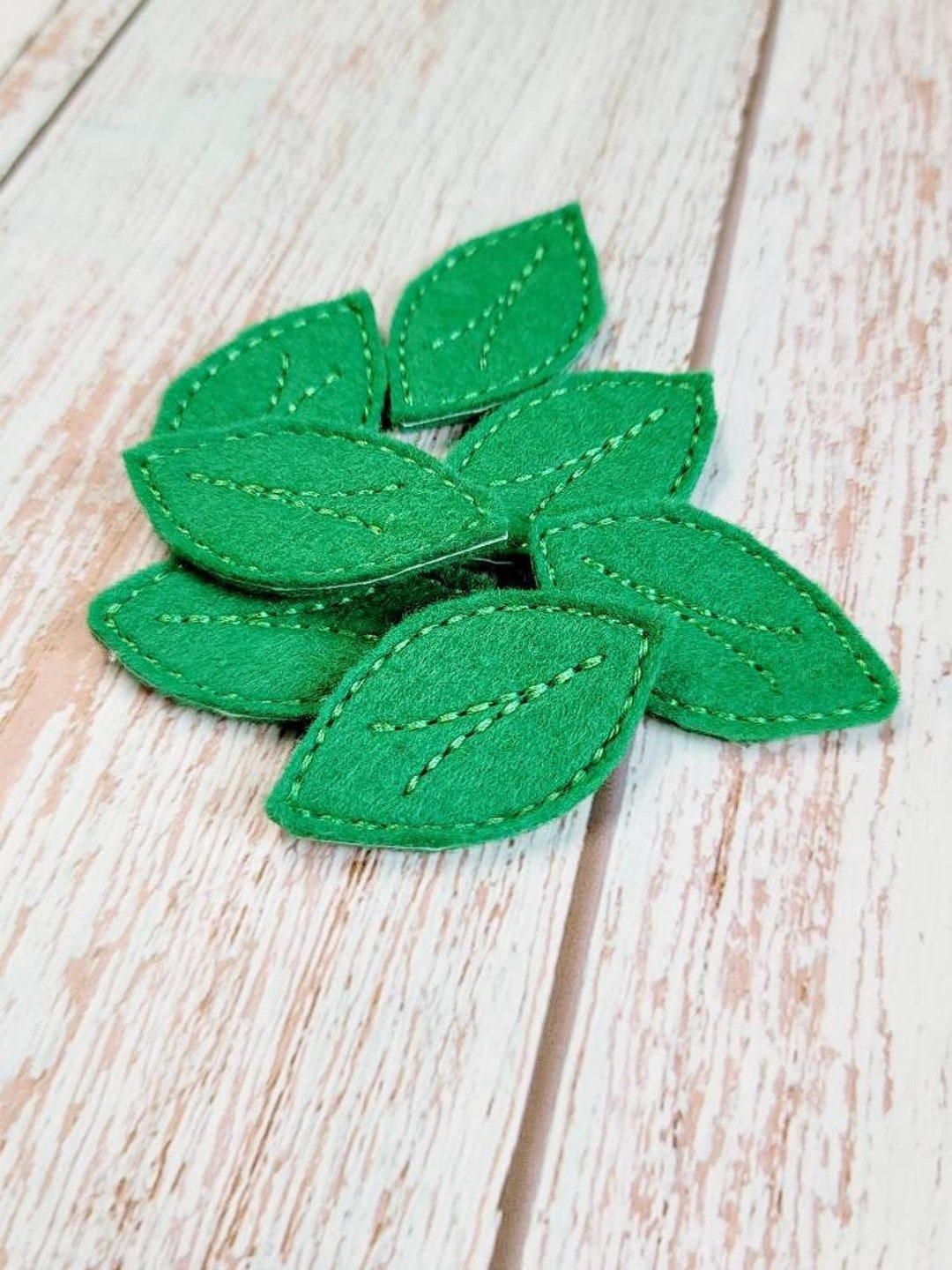 Felt Play Food - Felt Basil - Pretend Play Kitchen Food - Etsy