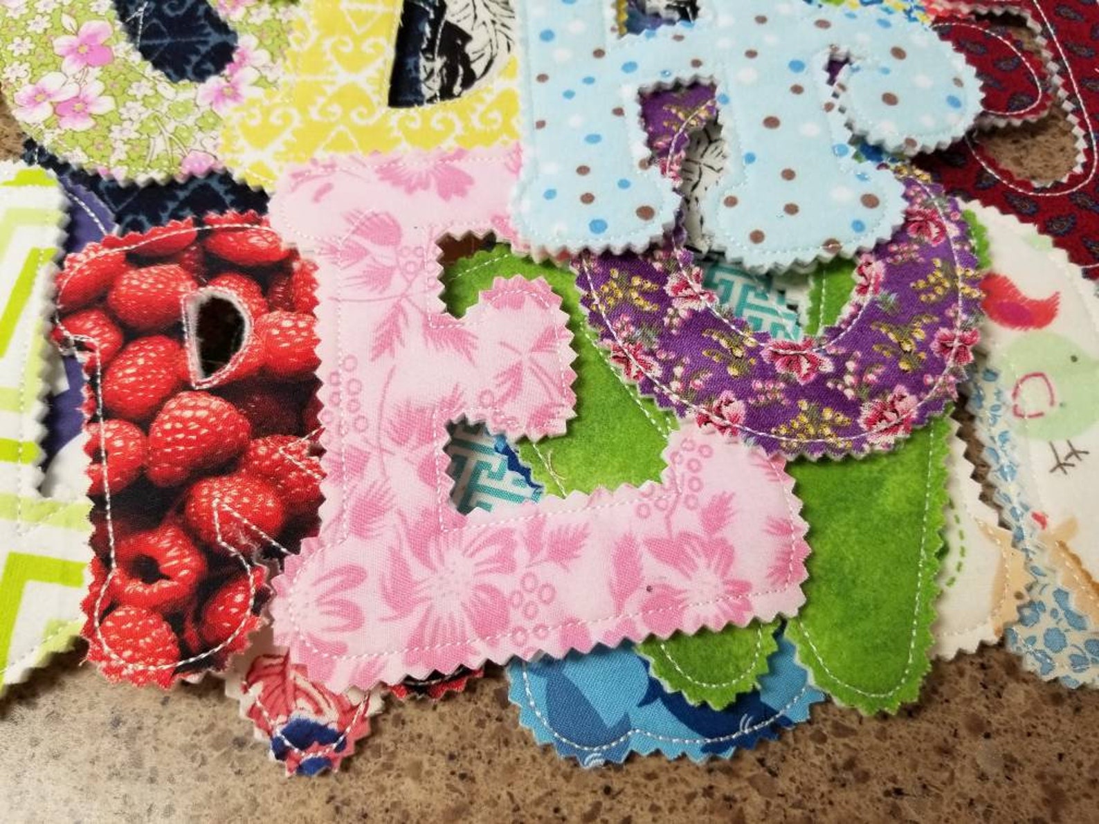 Fabric Alphabet Letters Fabric Letters Alphabet for | Etsy