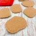 Felt Play Food - Chicken Nugget Set - Handmade Felt Food - Etsy