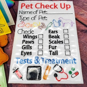 Veterinary Pretend Play Set - Vet Set - Pretend Play - Toddler Learning ...