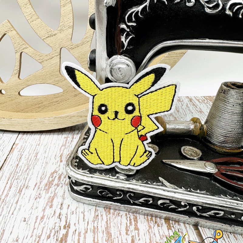 Pikachu Sew on Patch - Etsy