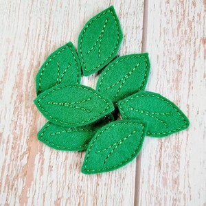 Felt Play Food - Felt Basil - Pretend Play Kitchen Food - Etsy