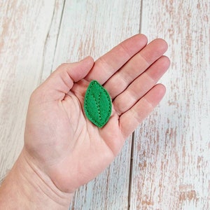 Felt Play Food - Felt Basil - Pretend Play Kitchen Food - Etsy