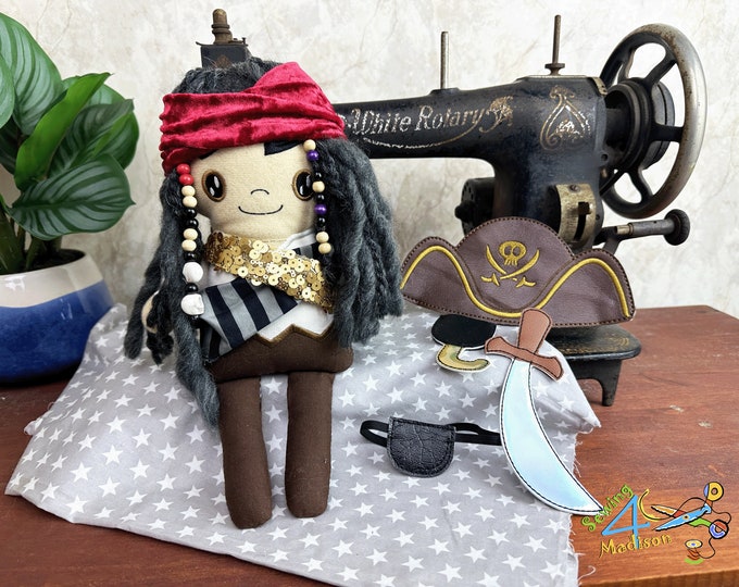 Boy Pirate Doll Handmade Stuffed Animal Toy Plushie Children's Toy - Etsy