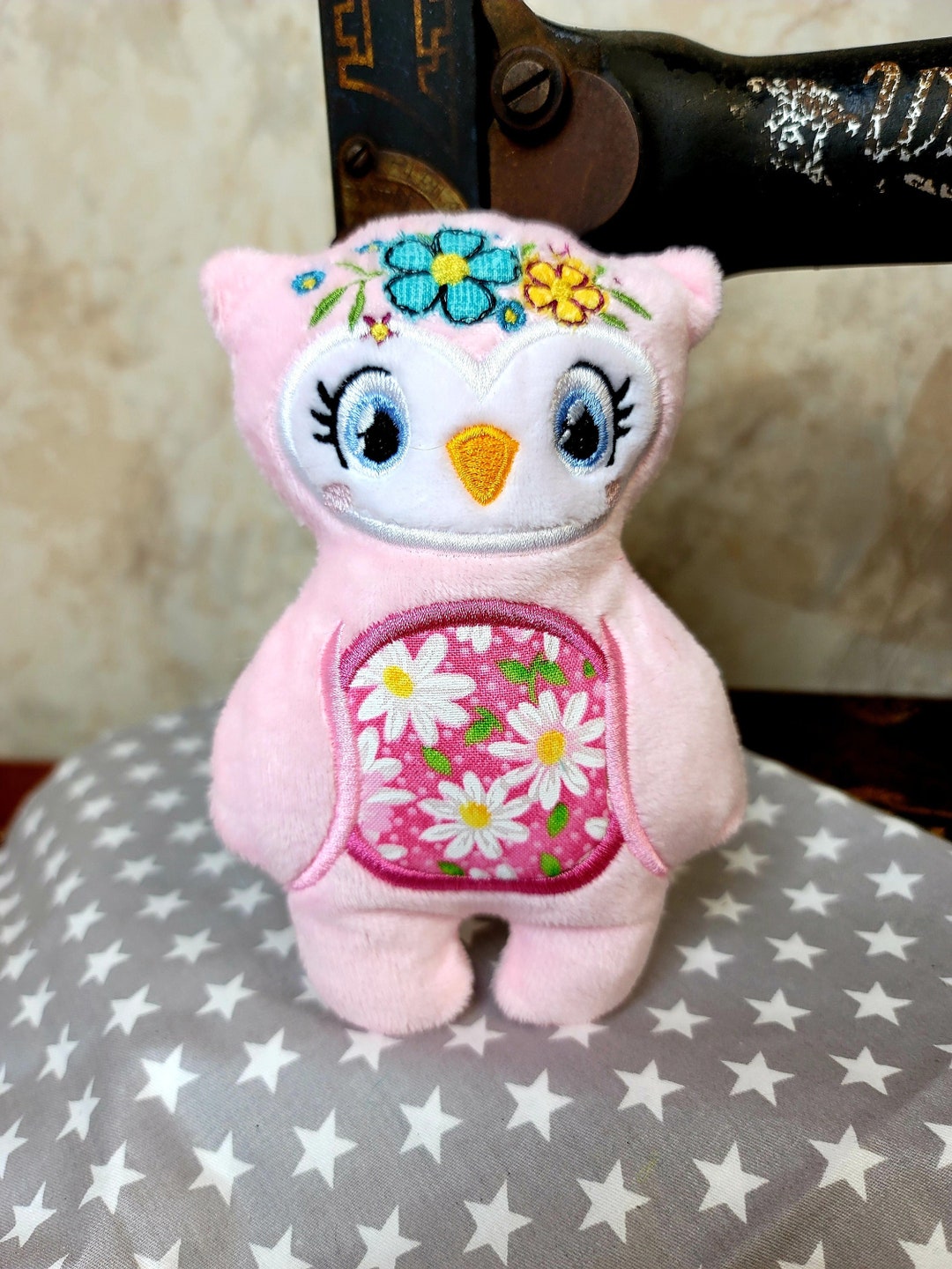 Pink Owl Plushie Stuffed Animal Toy Children's Toy Baby Toy Owl Toy ...