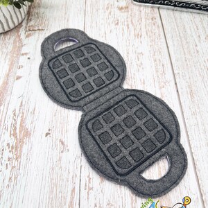 Felt Play Food Waffle Maker Playset Felt Waffles - Etsy