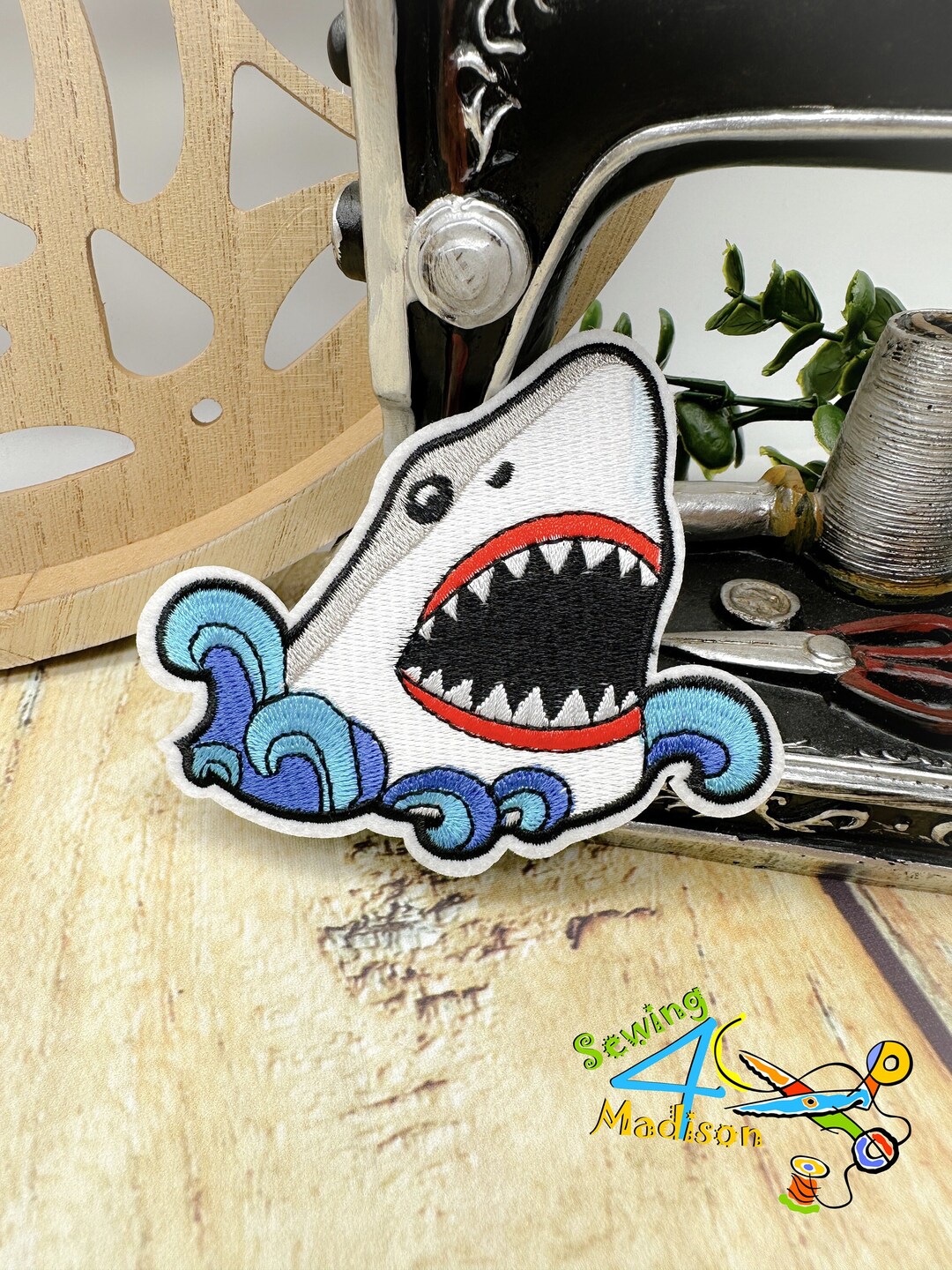 Shark Patches - Iron on - Sew on Patches - Etsy