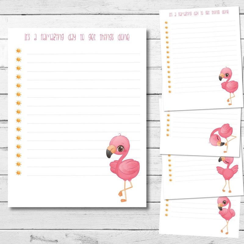 Flamingo Planner - Etsy