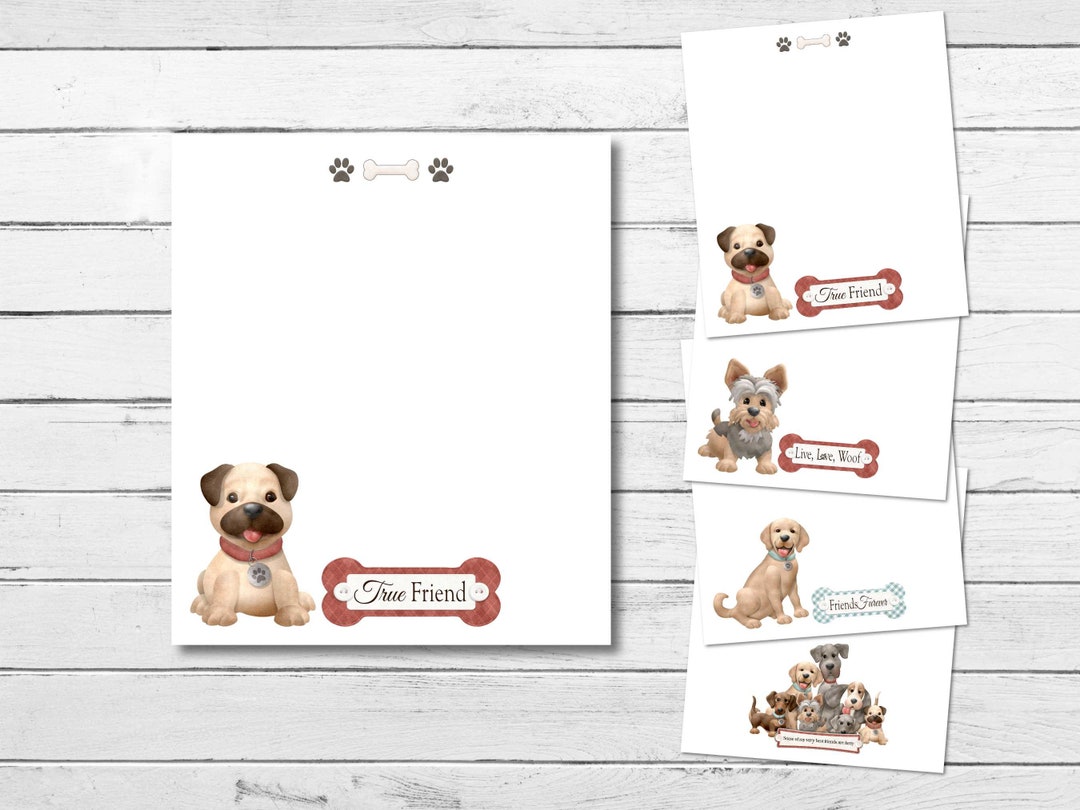 Mini Dog Notepad Cute Puppy Note Pad Canine Memo Pad Pet to - Etsy
