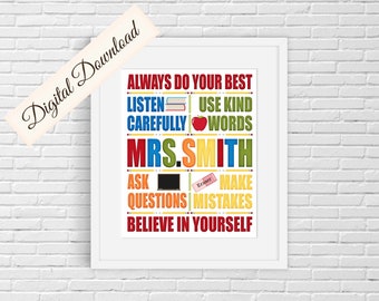 Teachers Poster Classroom Decor Classroom Decorations - Etsy