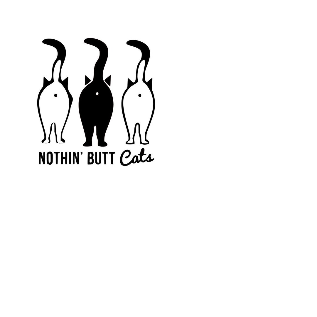 Nothing Butt Cats - Etsy