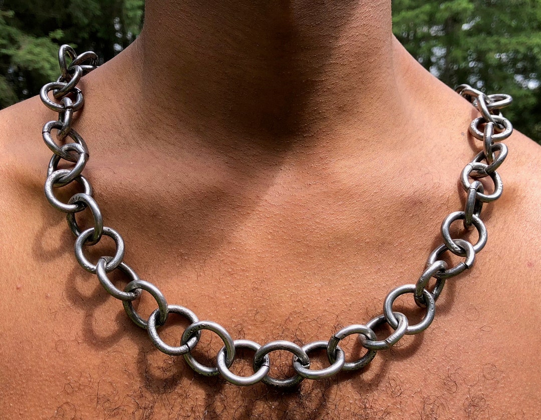 Rustic Hand Forged Chain - Etsy