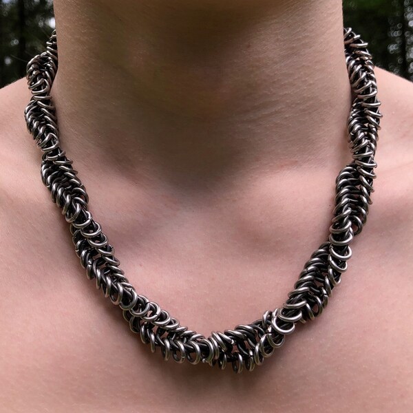 Chainmail Necklace - Etsy
