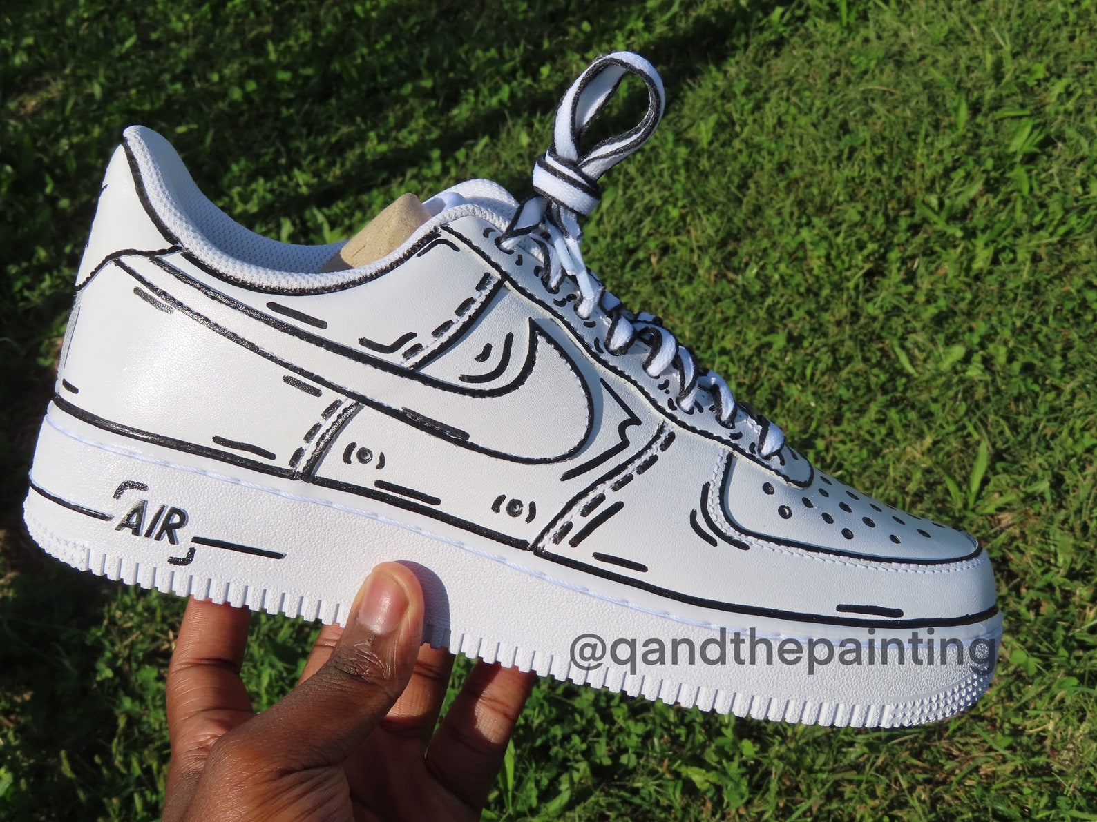 Nike Air Force 1 Custom cartoon Design any Size/ Made to Order - Etsy
