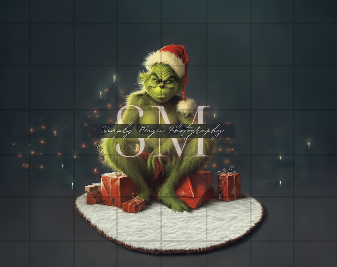 PHOTOSHOP GRINCH Backgrounds for Photoshop - Etsy