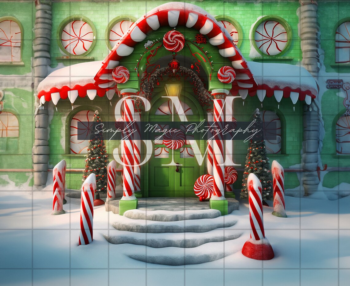 PHOTOSHOP GRINCH Backgrounds for Photoshop - Etsy