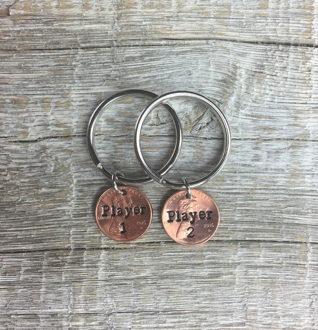 Player One, Player Two, Gamer Key Chains, Key Chains for Gamer ...