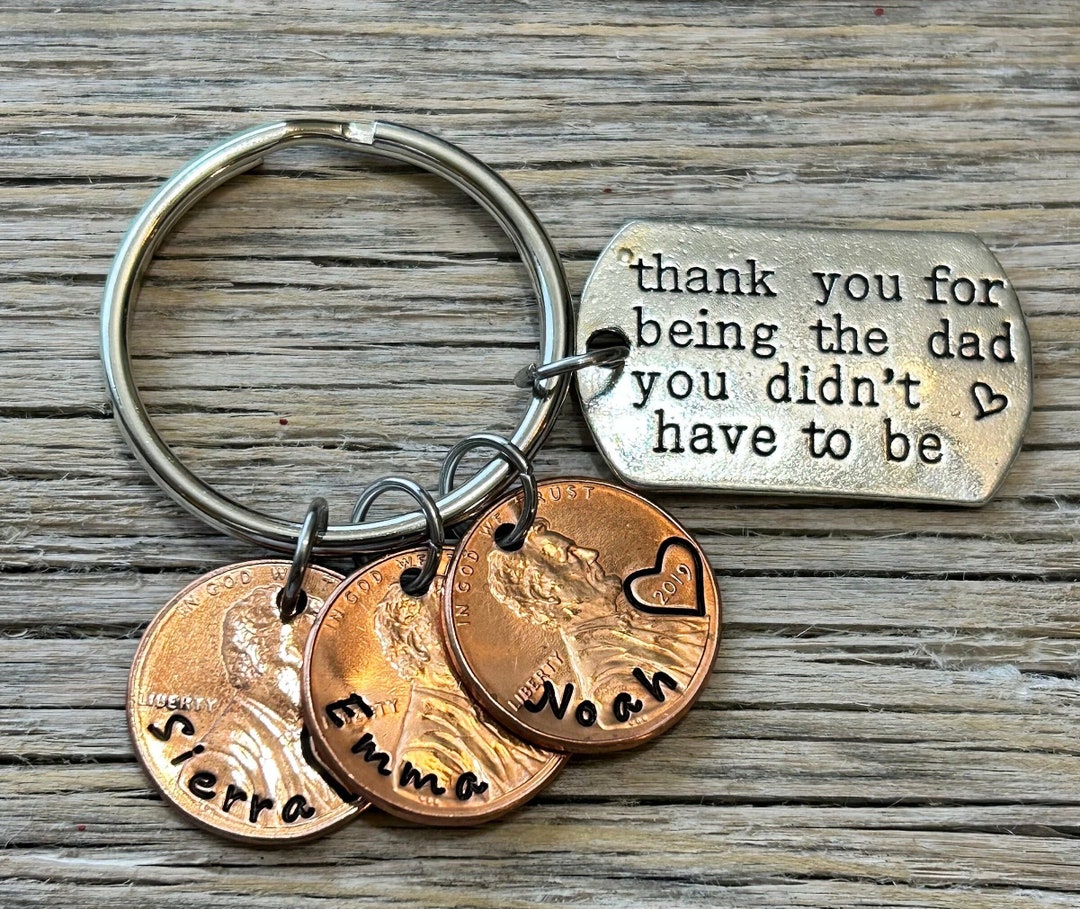Custom Keepsake Gift for Dad, Fathers Day Gift, Gift for Dad Keychain ...