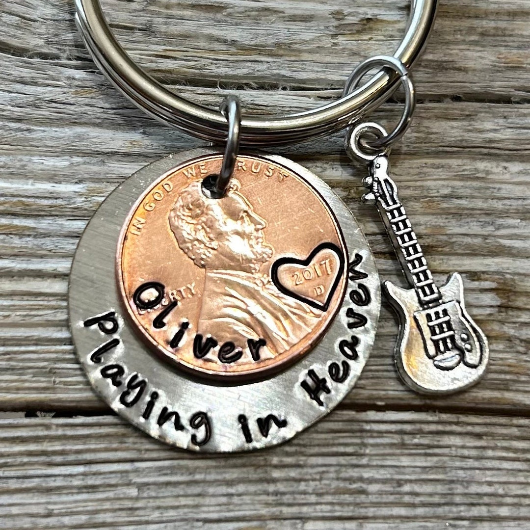 Memorial Keychain, Loss of Loved One, Memorial Gift, Funeral Gift ...
