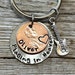 Memorial Keychain, Loss of Loved One, Memorial Gift, Funeral Gift ...