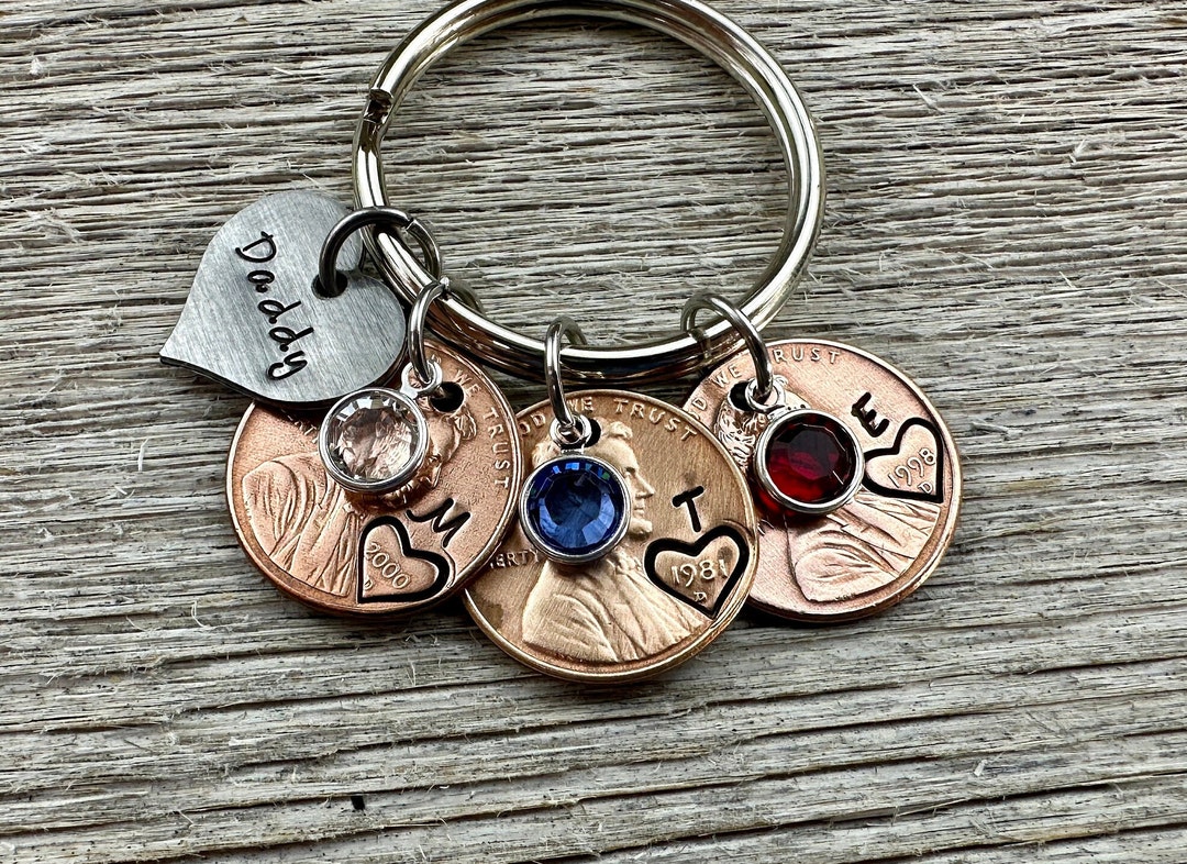 Gift for Husband, Daddy Keychain, Dad Gift, Dad Birthday Gift, Dad ...