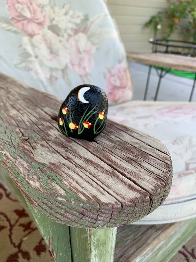 Firefly Stone hand painted Rock Art | Etsy