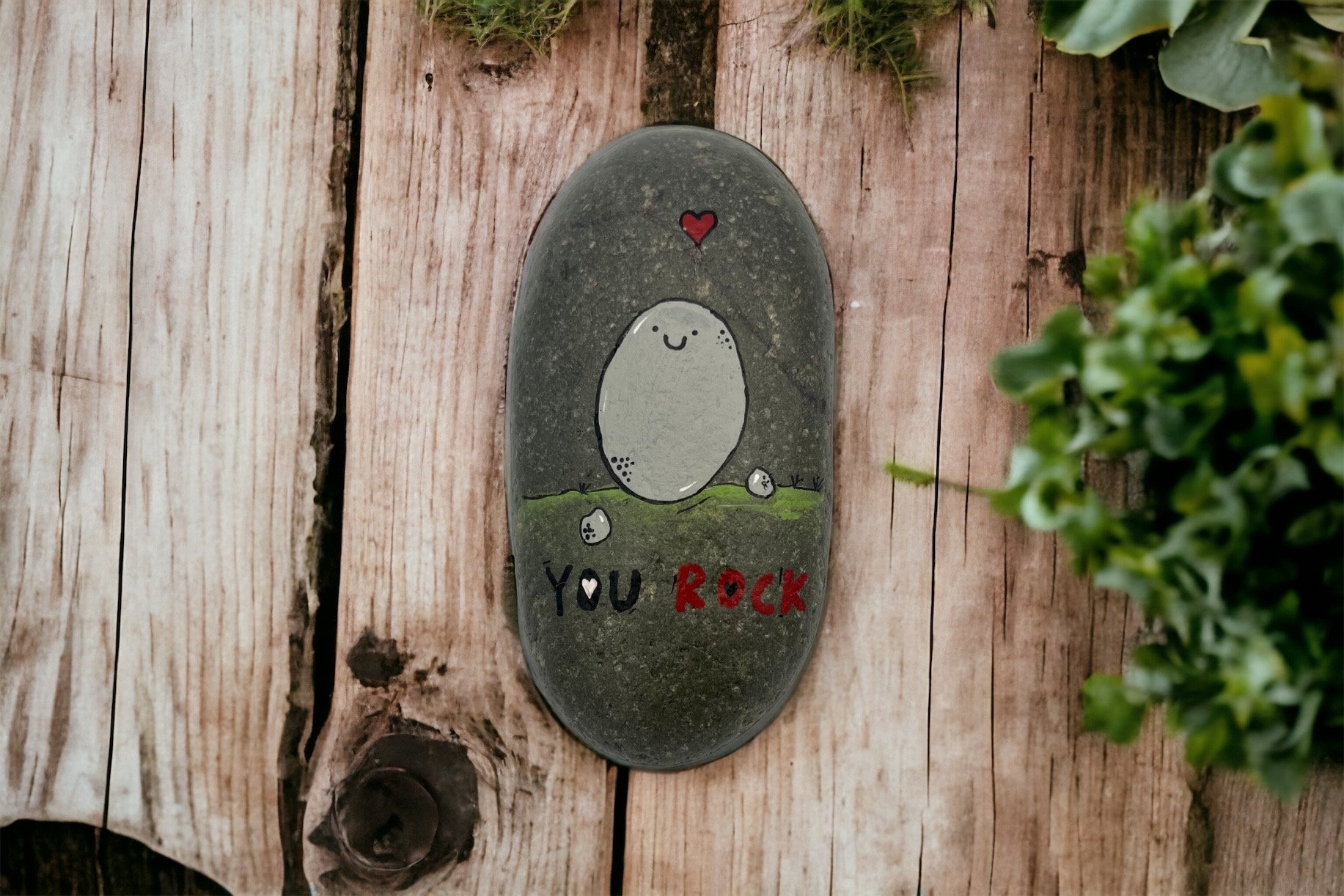 You Rock Funny Painted Rock - Etsy