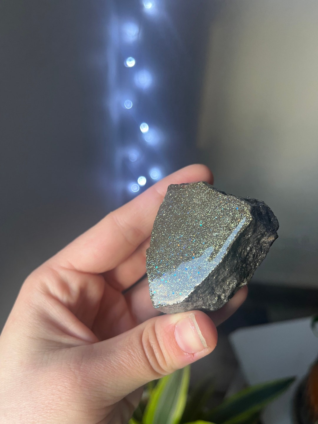 Arrowhead Shaped Glitter Painted Rock by Bleubird Rocks - Etsy