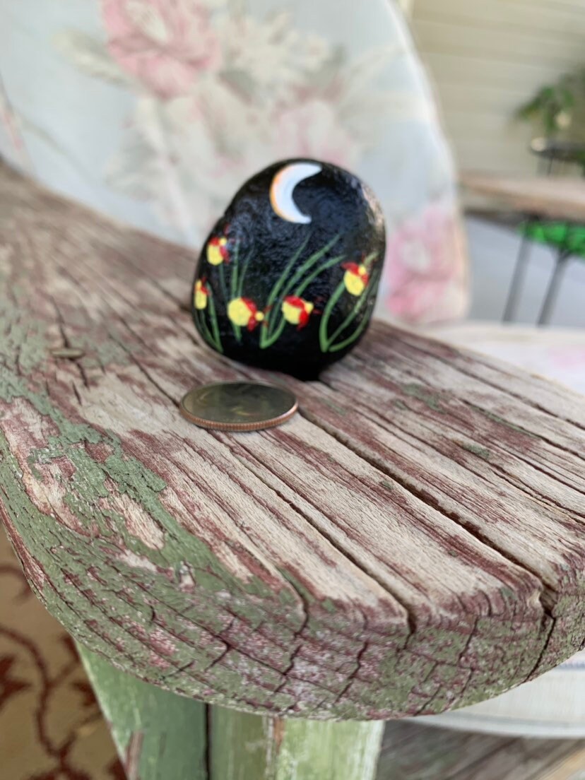 Firefly Stone Hand Painted Rock Art - Etsy