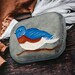 Bluebird Painted Rock Garden Stone - Etsy