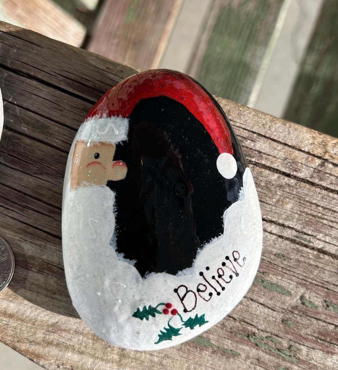 Crescent Santa’s With Lots of Sparkle Just Waiting to Warm Your Heart ...