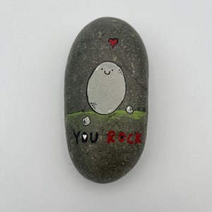 You Rock Funny Painted Rock - Etsy