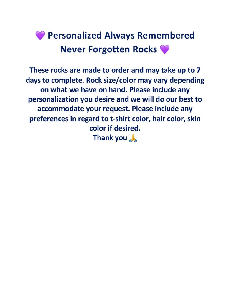Personalizable Made to Order Always Loved & Never Forgotten Memorial ...