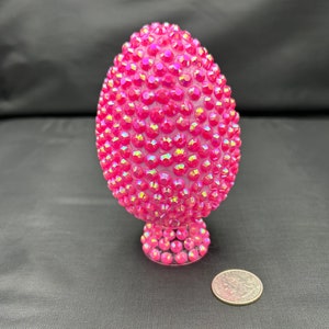 Pretty Punk Bedazzled Decorative Egg - Etsy