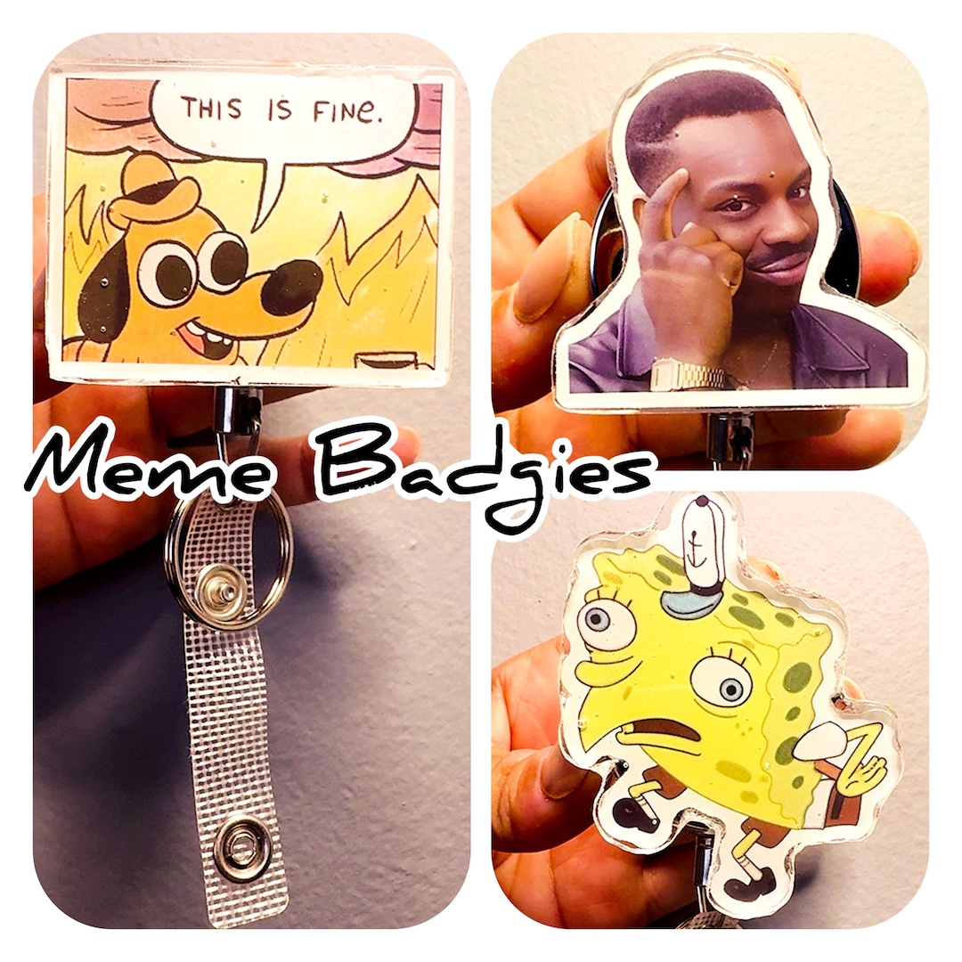 Meme Heavy Duty Badge Reels Funny All Professions Stocking Stuffers - Etsy