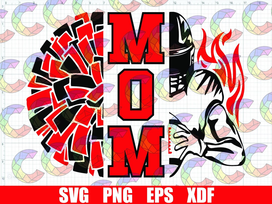 Football Mom Cheer Mom Svg Football Mom Svg Cheer Mom Svg Etsy Australia