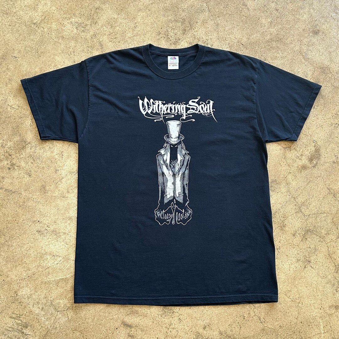 Vintage Black and White Withering Soul Graphic Band T-shirt - Etsy