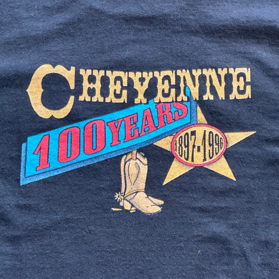 1996 Cheyenne Wyoming 100th Year Anniversary Graphic … - Gem