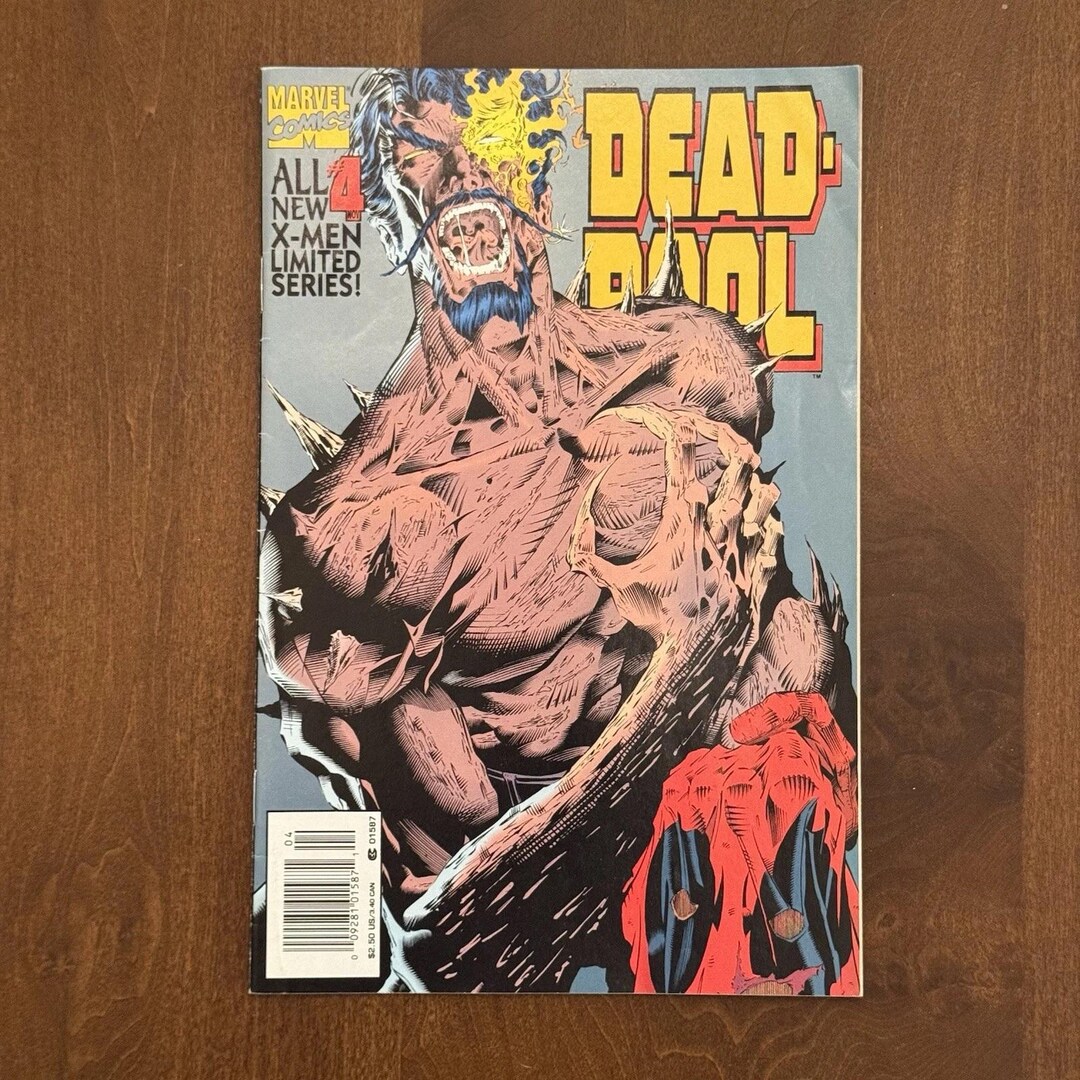 Deadpool #4 (1993) Marvel Comics - X-men Limited Series - Etsy